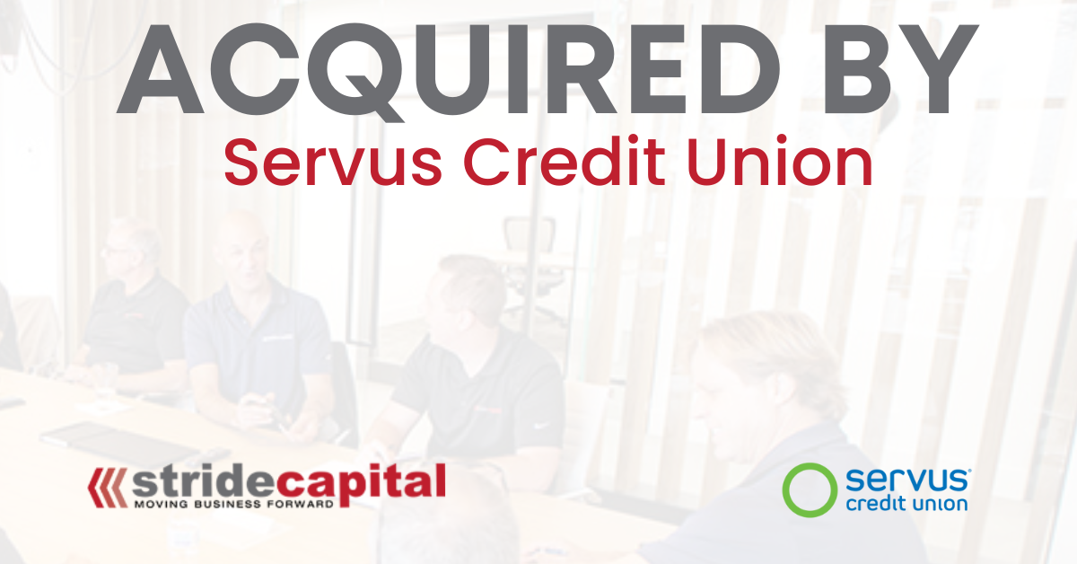 Servus Credit Union announces acquisition of Stride Capital Corp ...